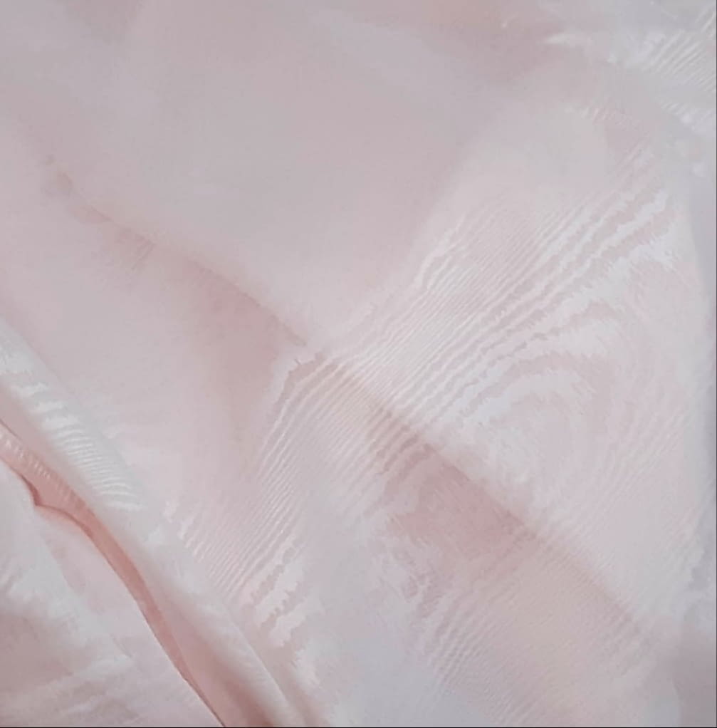 Tela visillo rosa moaré | Almacenes Linda